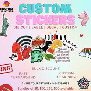 Custom Vinyl Stickers, Deco Stickers, Custom Pack Stickers, Car ...