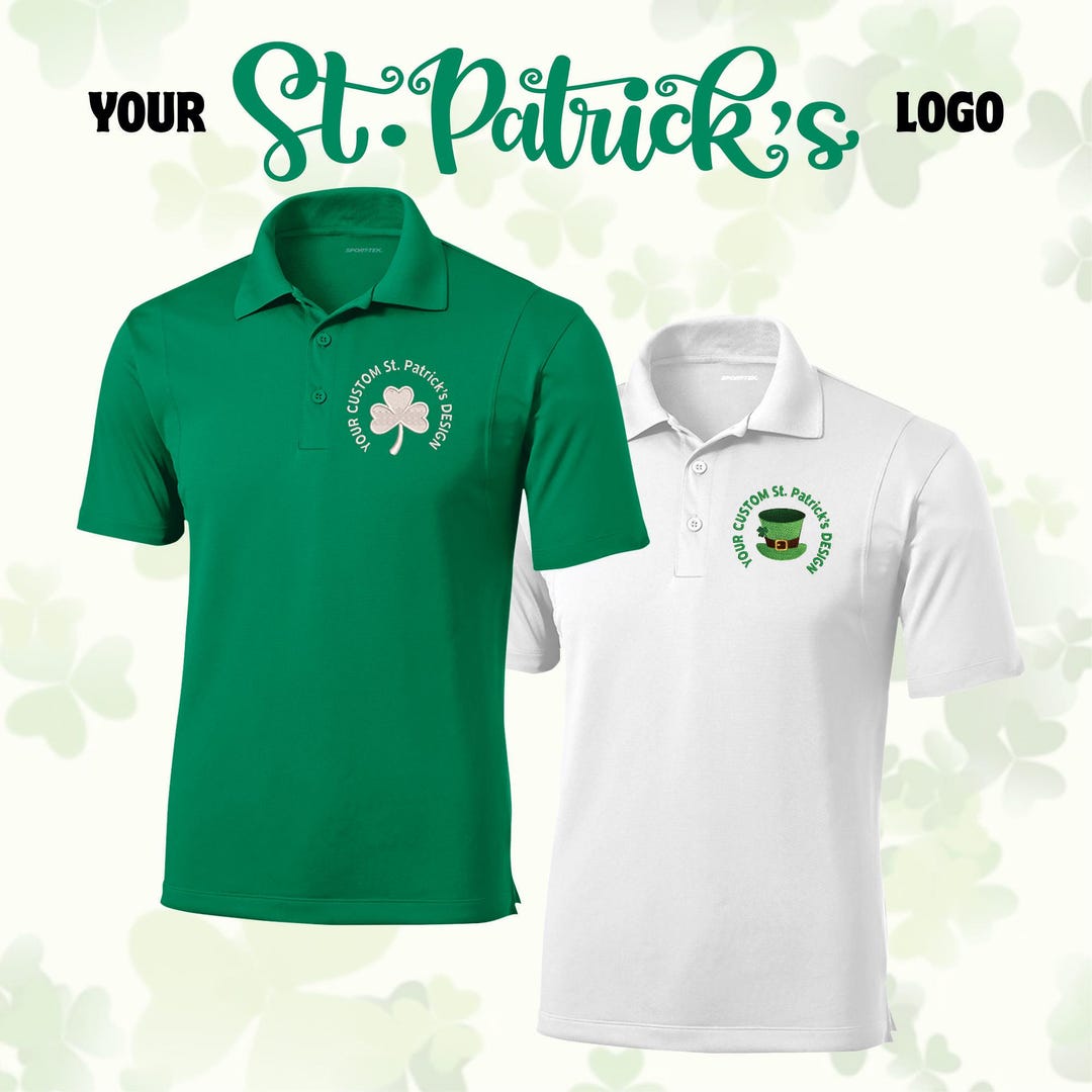 Custom Saint Patrick's Day Polo Shirt, Personalized Your Polo Shirt for ...