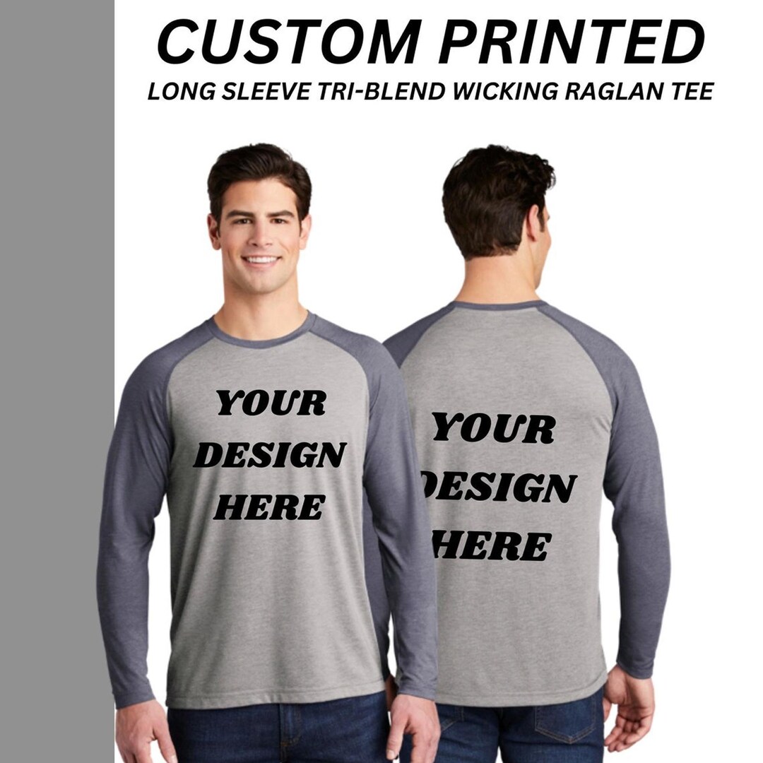 Custom Baseball Tee, Print on Demand Jersey, Wicking Raglan Tee Shirt ...