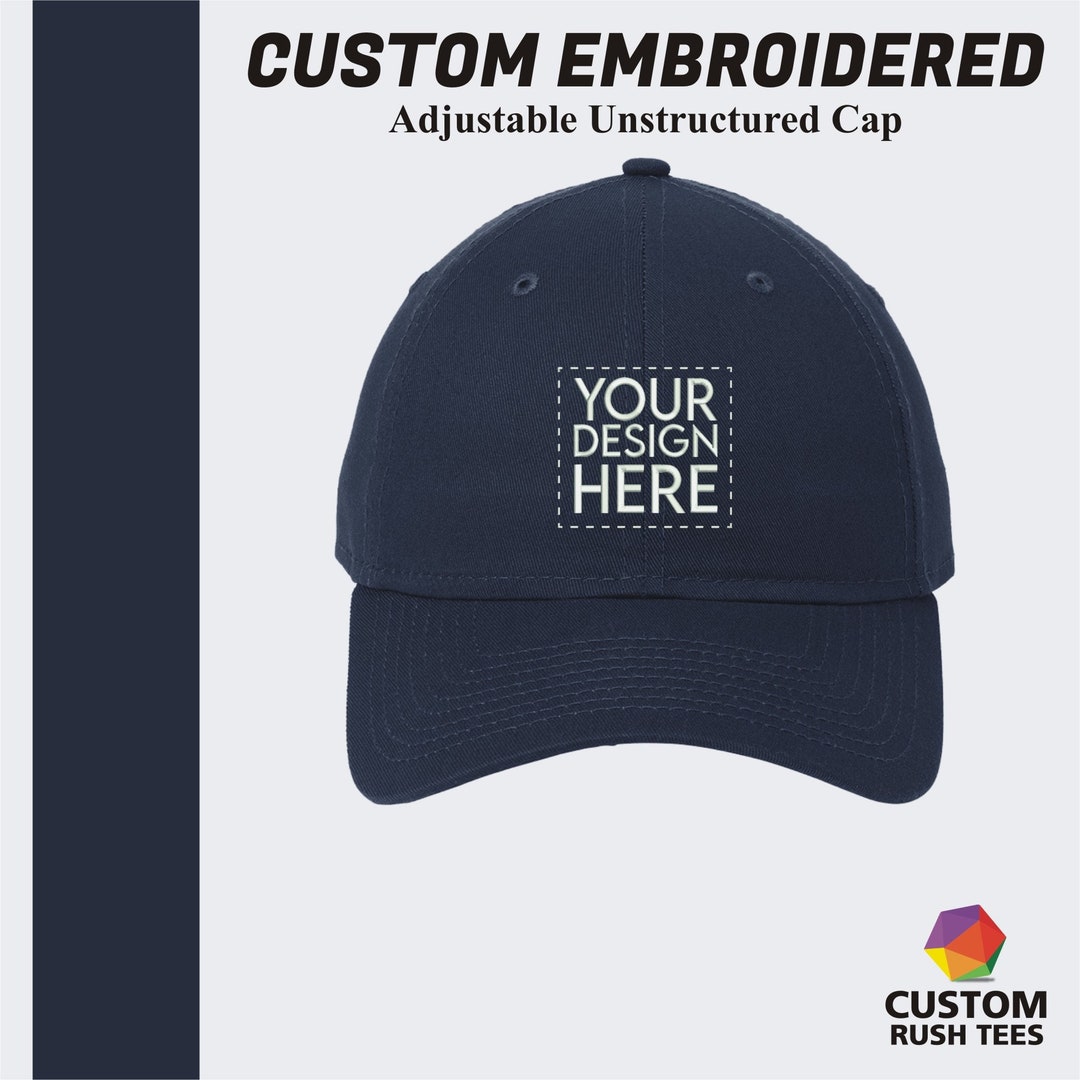 Custom Embroidered Hat, Low Profile Hat, Custom Embroidery Cap, Dad Hat ...