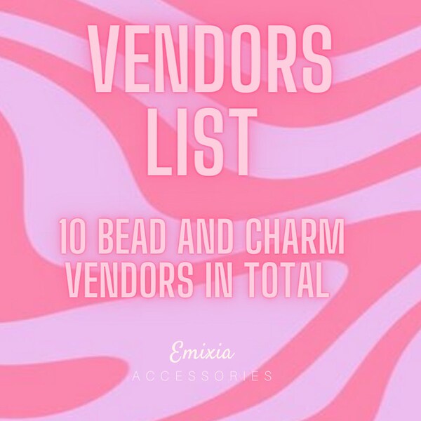Bead Vendors - Etsy