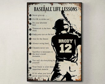 Life Lessons Baseball - Etsy
