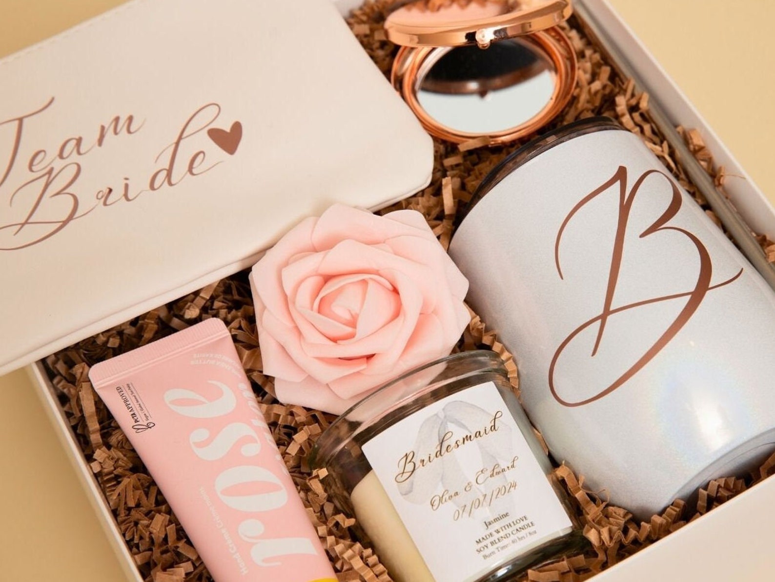 Best Friend Bridesmaid Proposal Box Thankyou Gift Box Bestie Custom ...