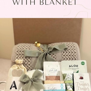 Sympathy Box With Blanket Comfort Bundle Personalized Bereavement Care ...
