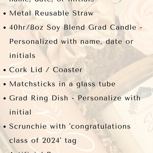 Graduation Gift Her Grad Gift Box Personalized Tumbler Gift Set Class ...