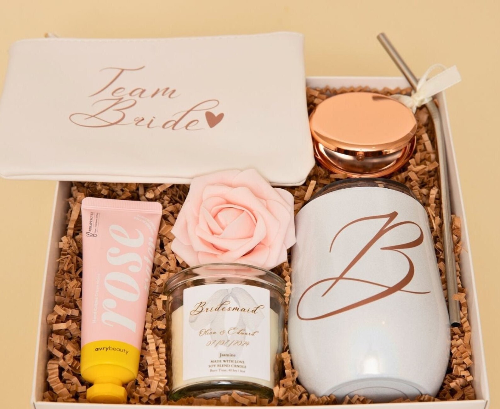 Best Friend Bridesmaid Proposal Box Thankyou Gift Box Bestie Custom ...