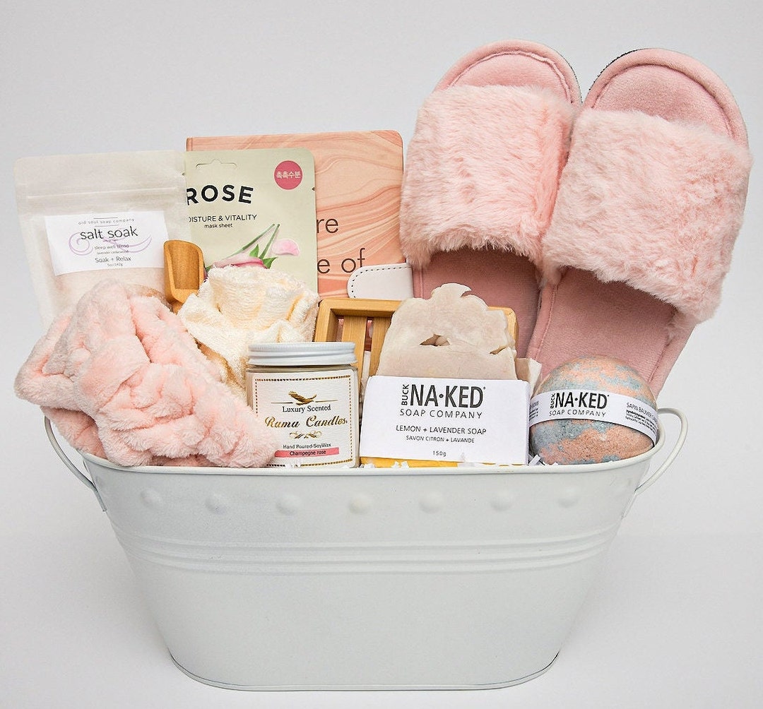 Women Self Care Gift Basket Luxury Beauty Box Mental Wellness Care ...
