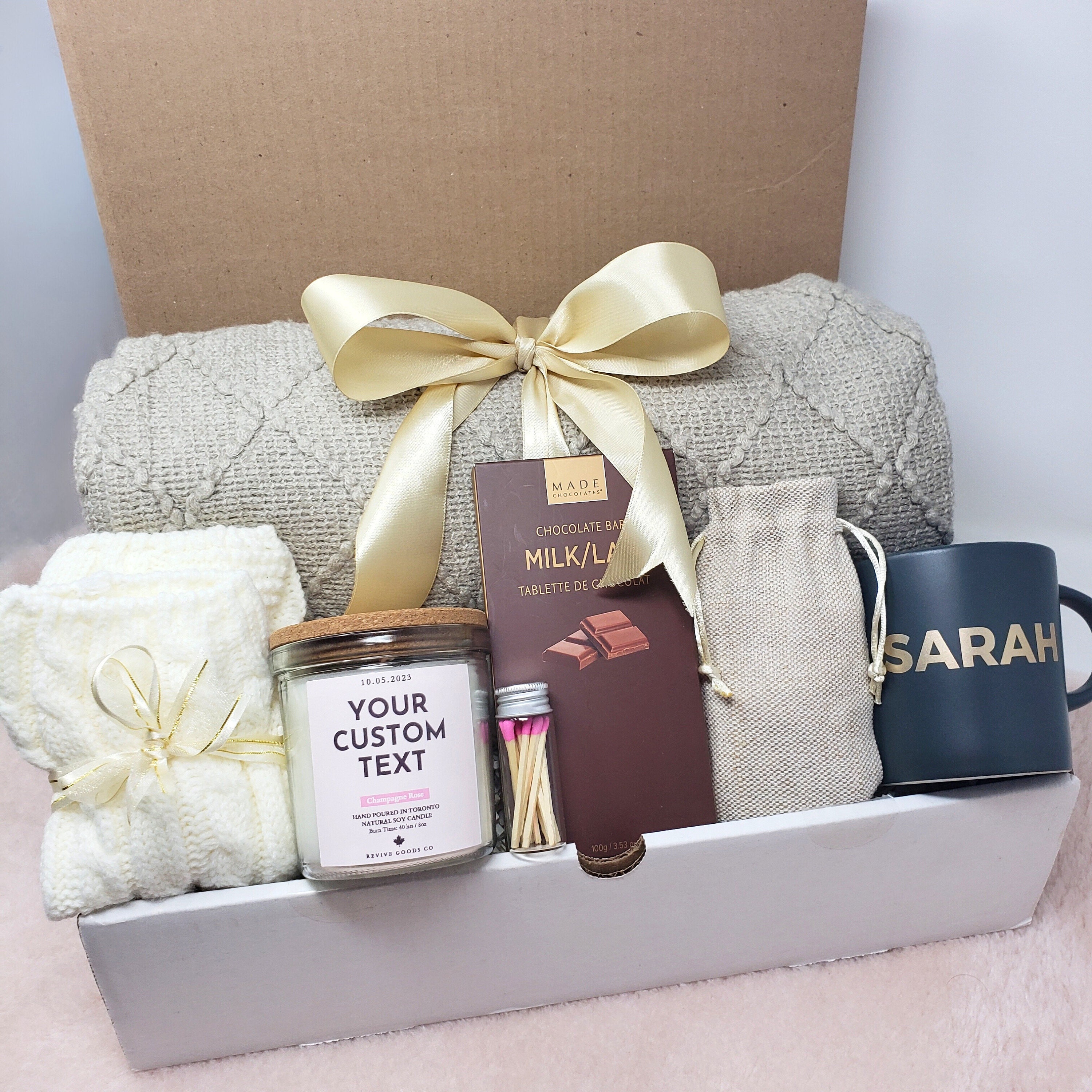 Employee Appreciation Gift Box With Blanket Hygge Gift Box for Employee ...