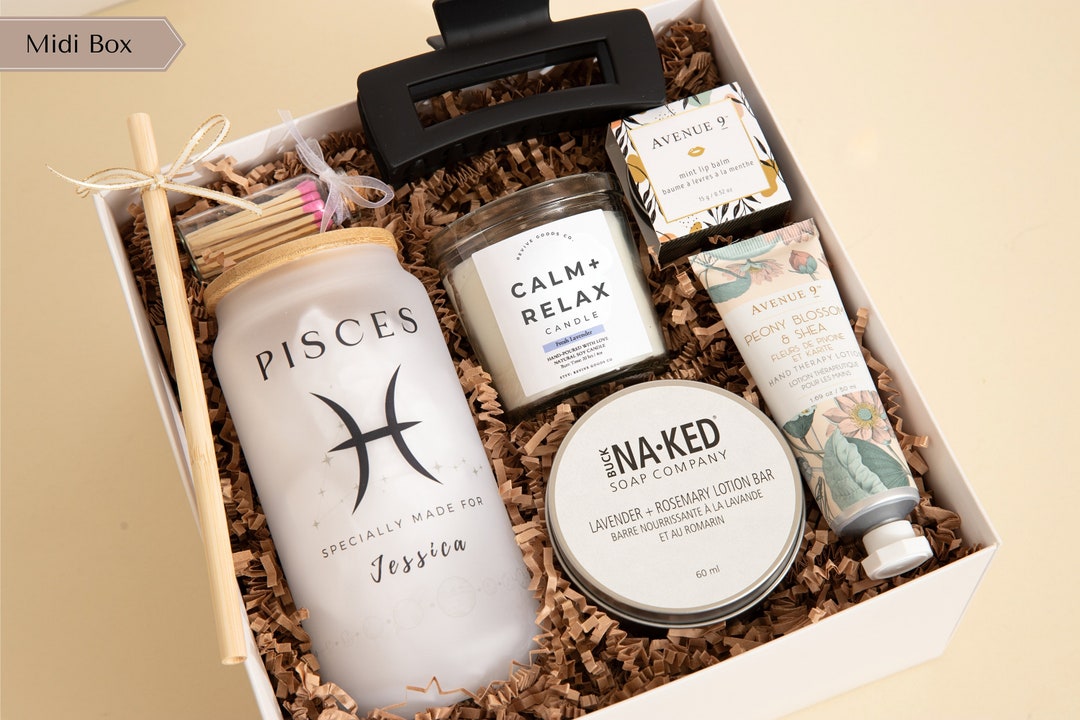 Zodiac Sign Gift Birthday Gift Box Personalized Star Sign Gift Tumbler ...