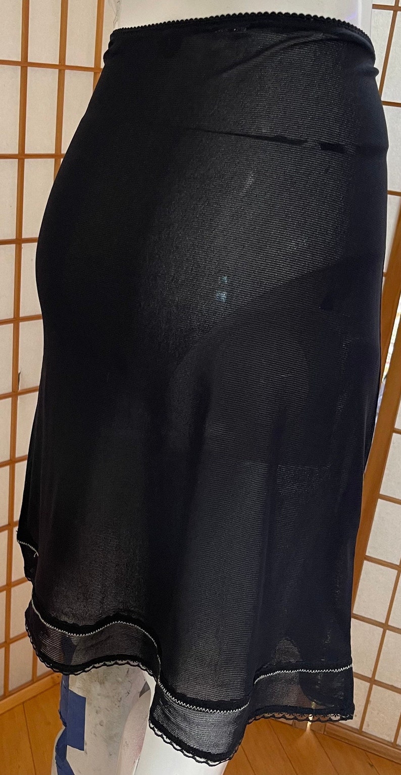 1950s Black & Cream A-line Half Slip Antique Embroidery - Etsy