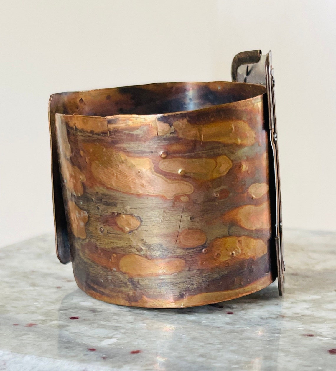 1960s Jesse James Outlaw Handmade Copper Cuff Bracelet Jesse & Frank ...