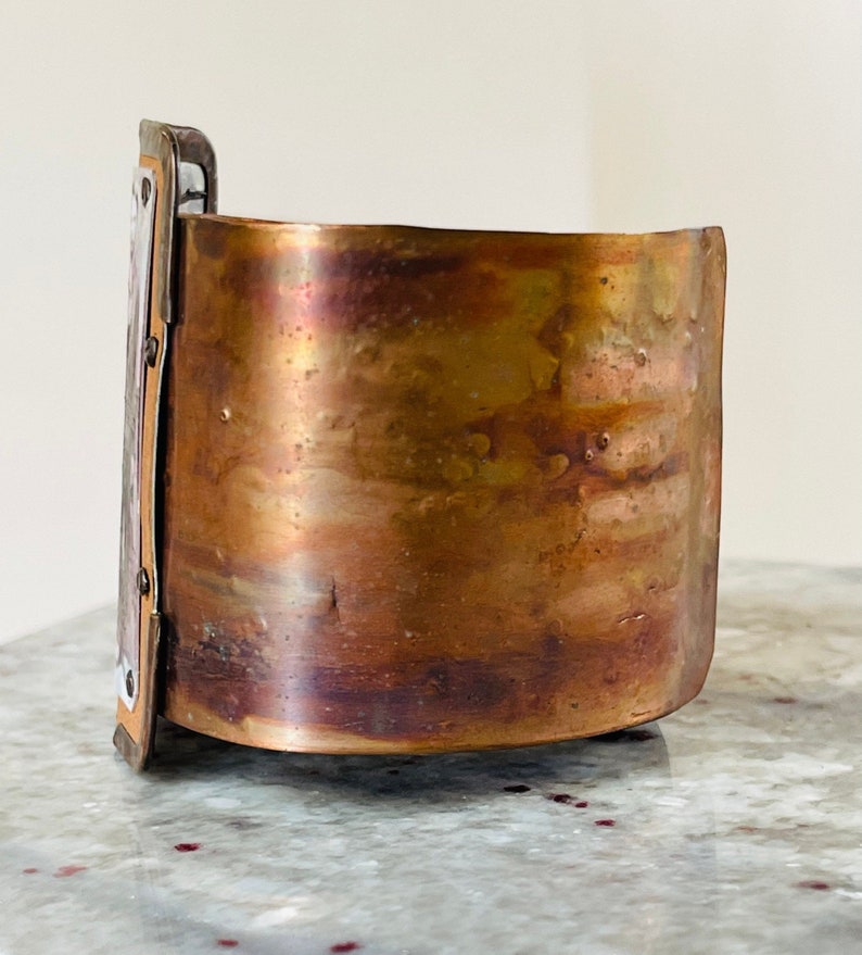 1960s Jesse James Outlaw Handmade Copper Cuff Bracelet Jesse & Frank ...