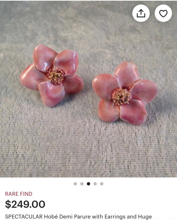 1940s Hand Painted Porcelain China / Ceramic Hobé (?)… - Gem