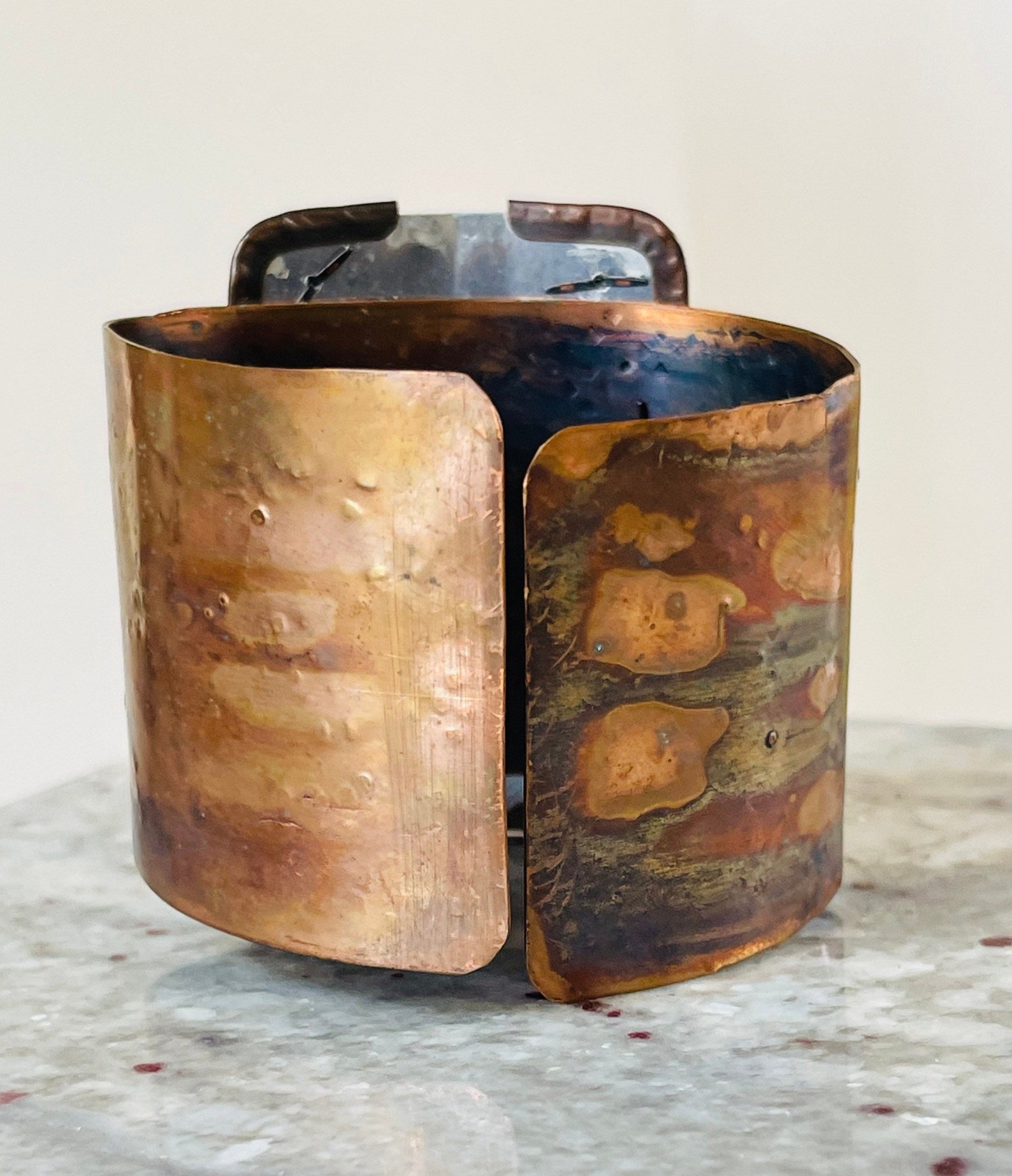 1960s Jesse James Outlaw Handmade Copper Cuff Bracelet Jesse & Frank ...