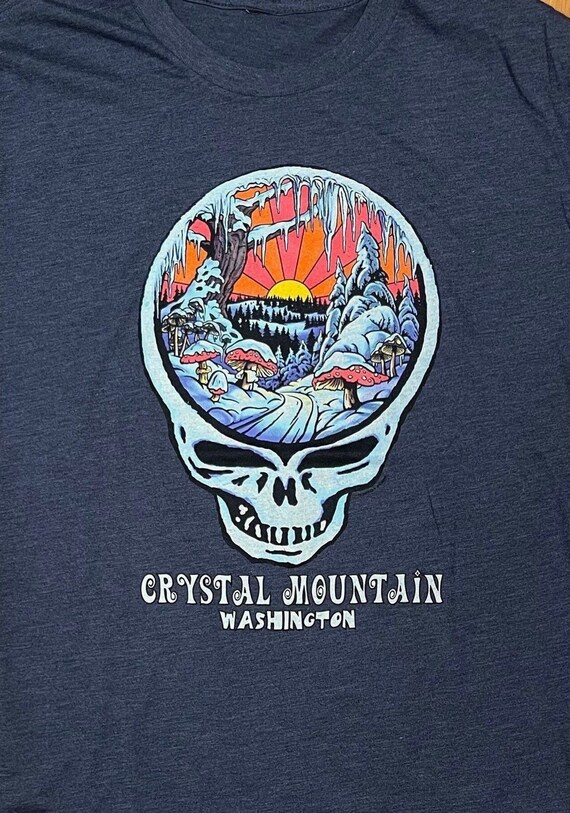 Deadhead Crystal Mountain Ski Resort Dirtbagger T-shi… - Gem