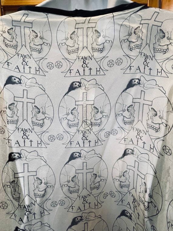 RARE Faith & Fawn Goth Goddess Deadstock Dress Black … - Gem