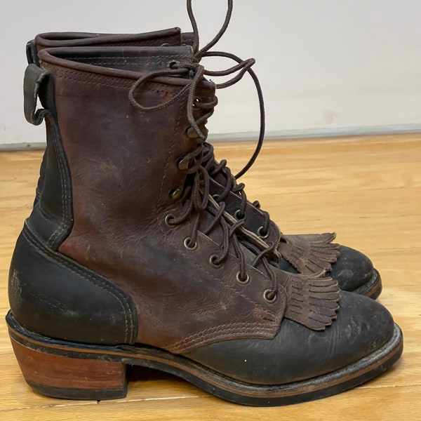 Lace up Roper Boots - Etsy