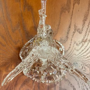 Christmas Tree Topper Beautiful Lucite Crystal Angel Gorgeous Detail ...
