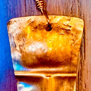 RARE Alaskan Native Copper Frontlet Shield Antique Collectible Necklace ...