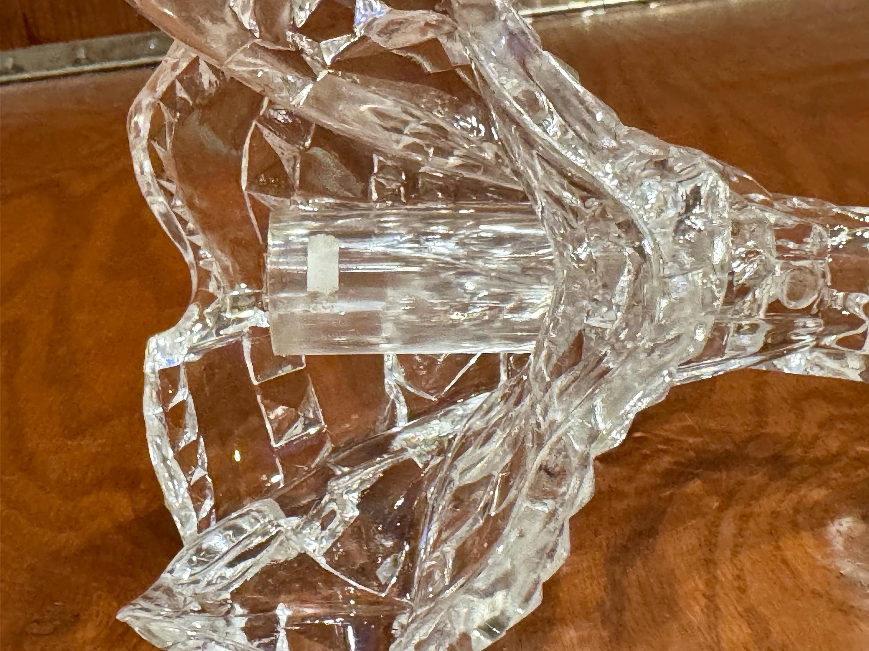 Christmas Tree Topper Beautiful Lucite Crystal Angel Gorgeous Detail ...