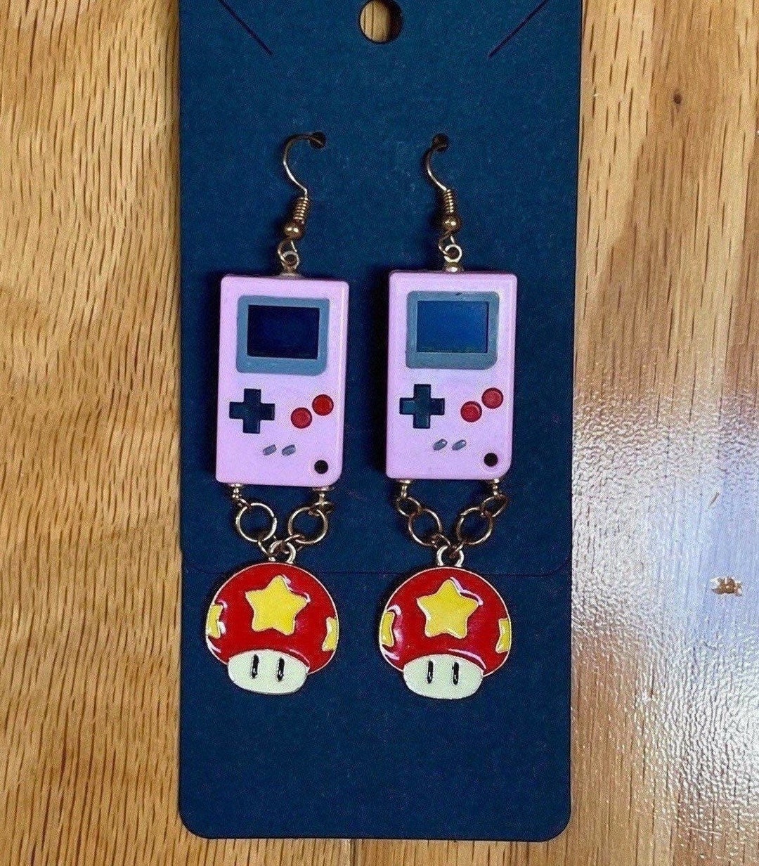 OOAK New Playable Mini Game Console Dangle Earrings Programmable ...