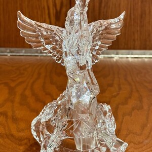 Christmas Tree Topper Beautiful Lucite Crystal Angel Gorgeous Detail ...