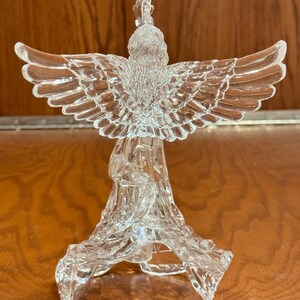 Christmas Tree Topper Beautiful Lucite Crystal Angel Gorgeous Detail ...