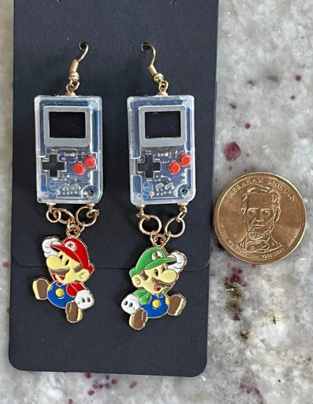 OOAK New Playable Mini Game Console Dangle Earrings Programmable ...