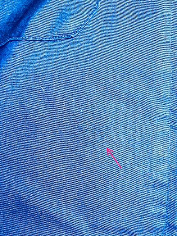 Vintage 1950s Mechanics Jacket Dark Blue Large Back P… - Gem