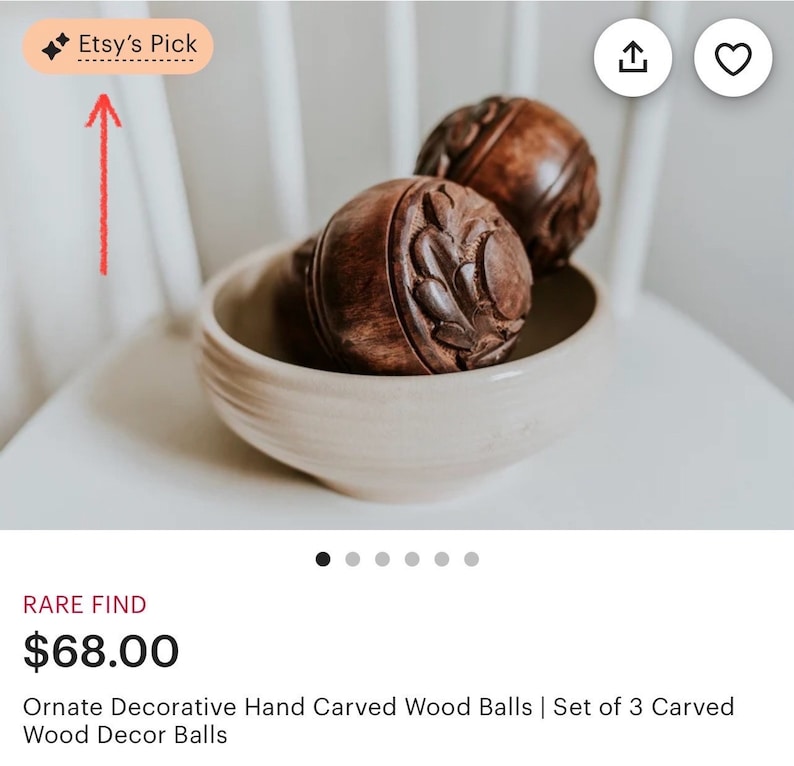 Antique Handcarved Wooden Orb / Ball Floral Plants Designs Memorablia ...