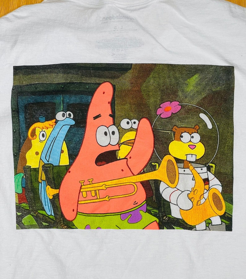 Y2K Spongebob Squarepants Nickelodeon Brand T-shirt Funny T-shirt ...