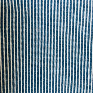 80s Pin Stripe / Hickory Striped / Train Engineer Stripe Blue & White ...