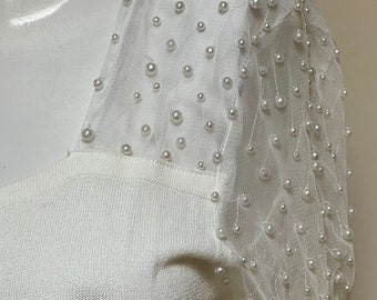 Pearl Sheer Mesh Top - Etsy
