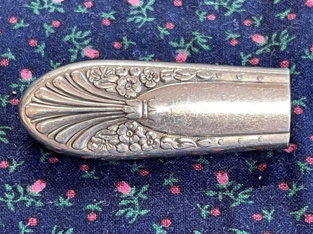 1960s Antique Handmade Silverware Brooch Pin Hippie Chic 1960s Jewelry ...