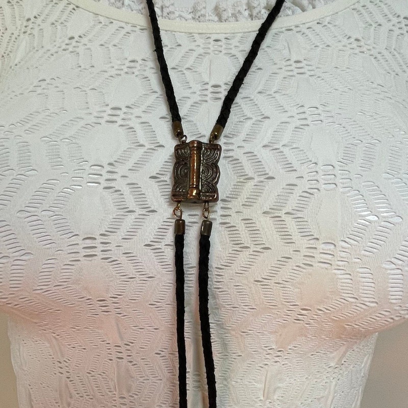Leather Lariat - Etsy