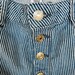 80s Pin Stripe / Hickory Striped / Train Engineer Stripe Blue & White ...