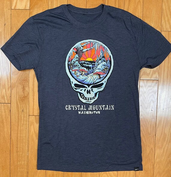Deadhead Crystal Mountain Ski Resort Dirtbagger T-shi… - Gem