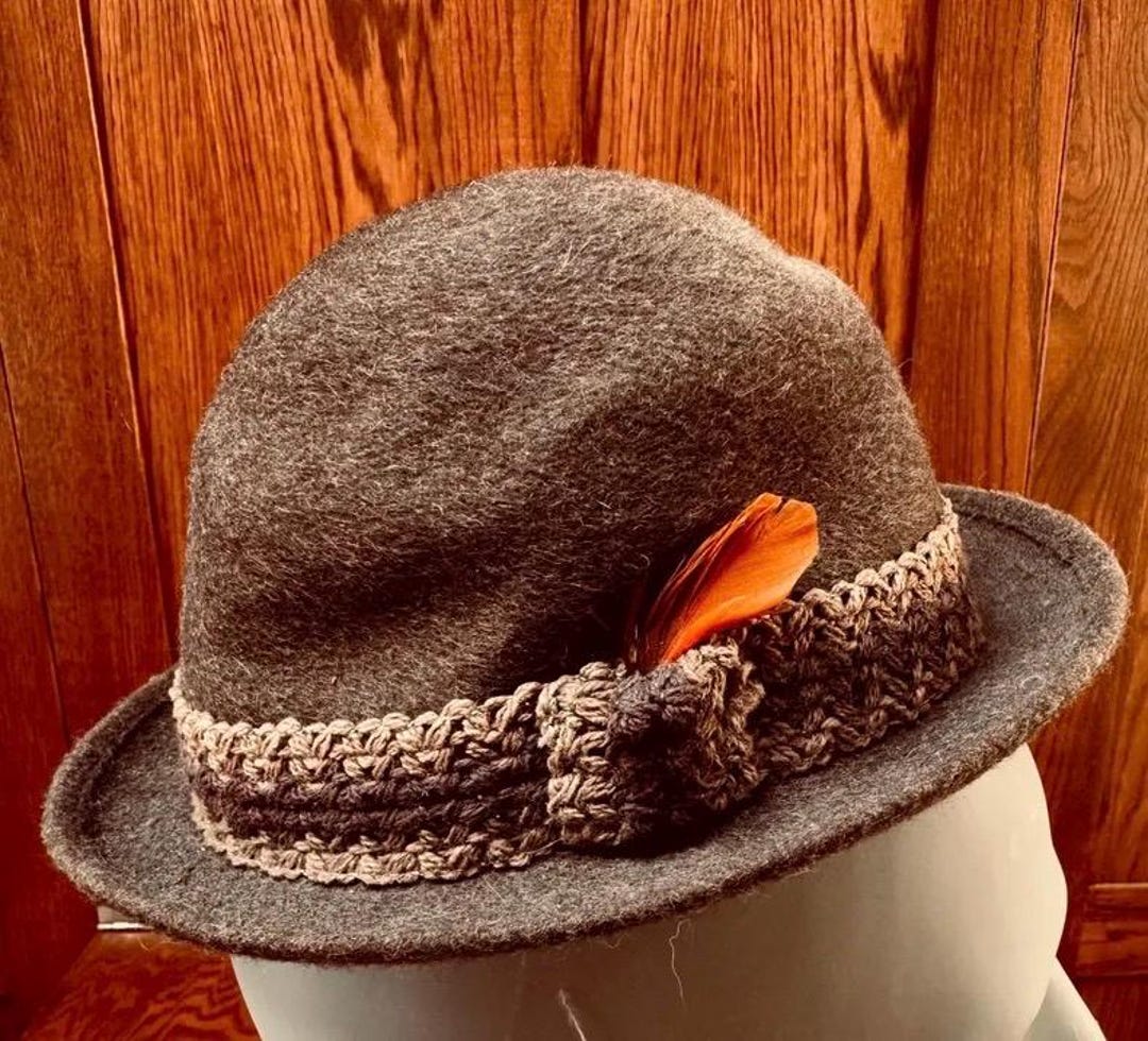 RARE Vintage Hi-fella Brand European Mountaineering Hat Traditional ...