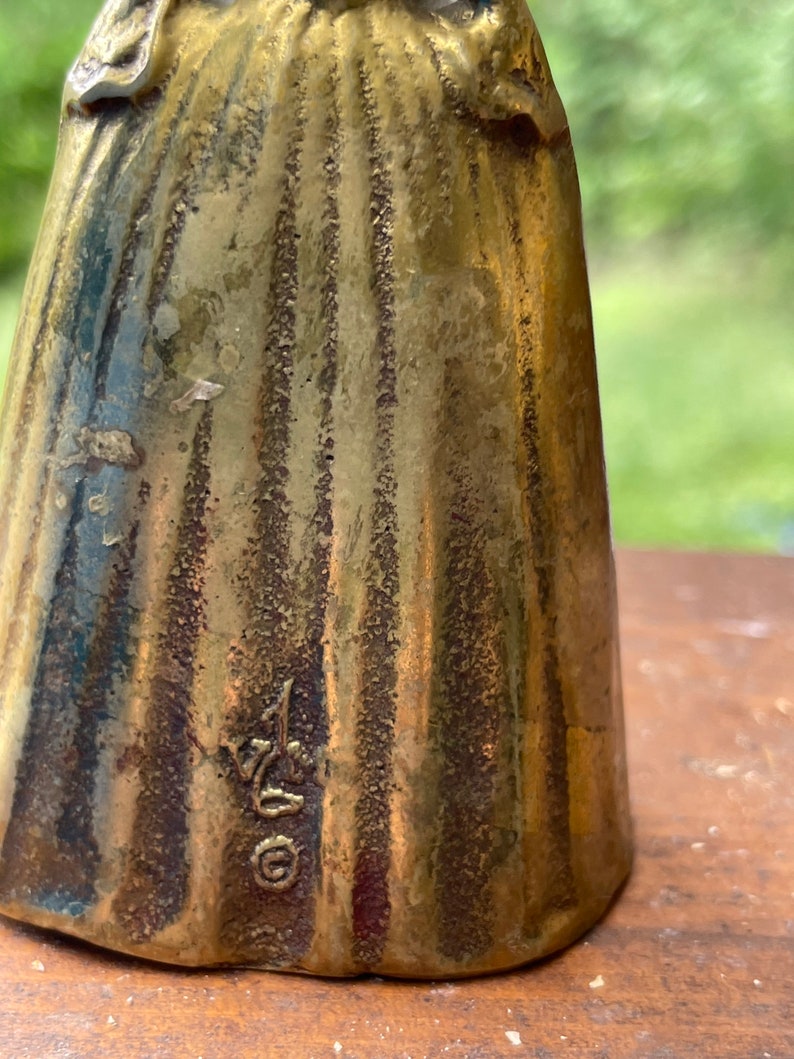 Vintage Antique RARE Virginia Metalcrafters Brass Colonial Lady Kitchen ...