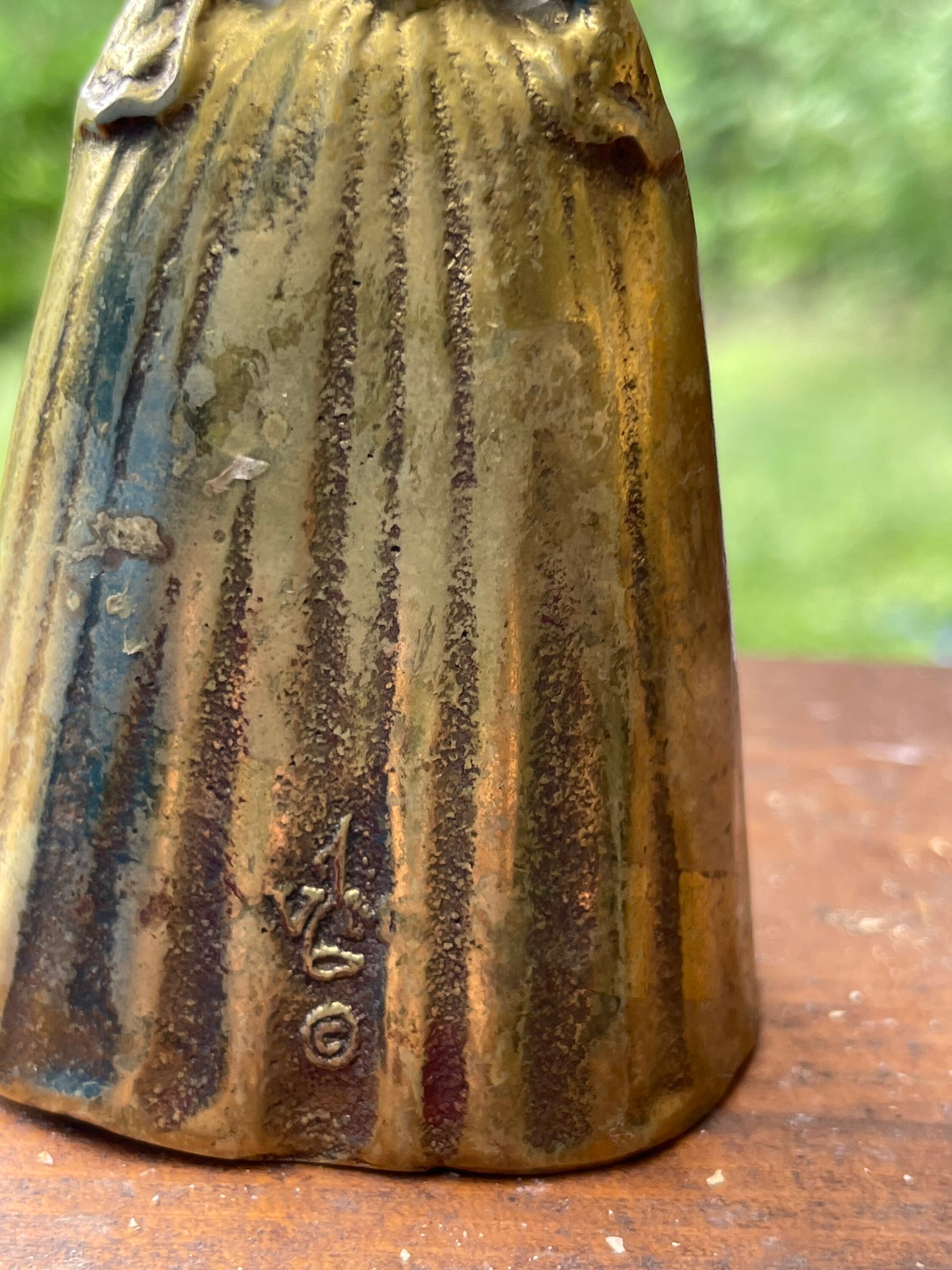Vintage Antique RARE Virginia Metalcrafters Brass Colonial Lady Kitchen ...
