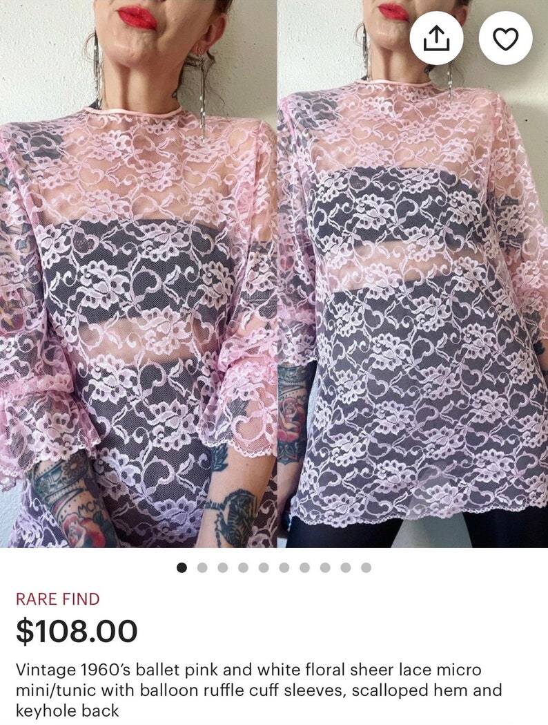 90s Floral Net Pullover Top Mint Green Netting All Over Pattern ...