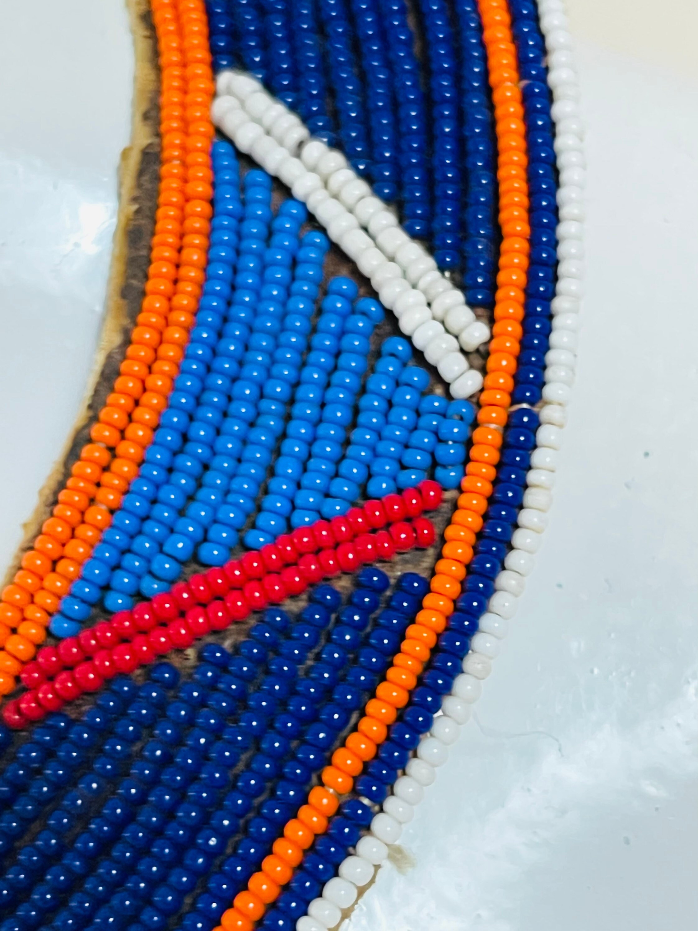 1960s Maasai Wedding Necklace Vintage African Bib Necklace Handmade ...