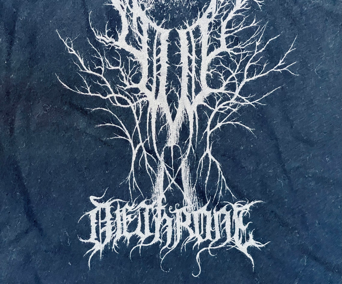 RARE Deathrune Records Label Tshirt Goth Metal Record Labels Iconic ...