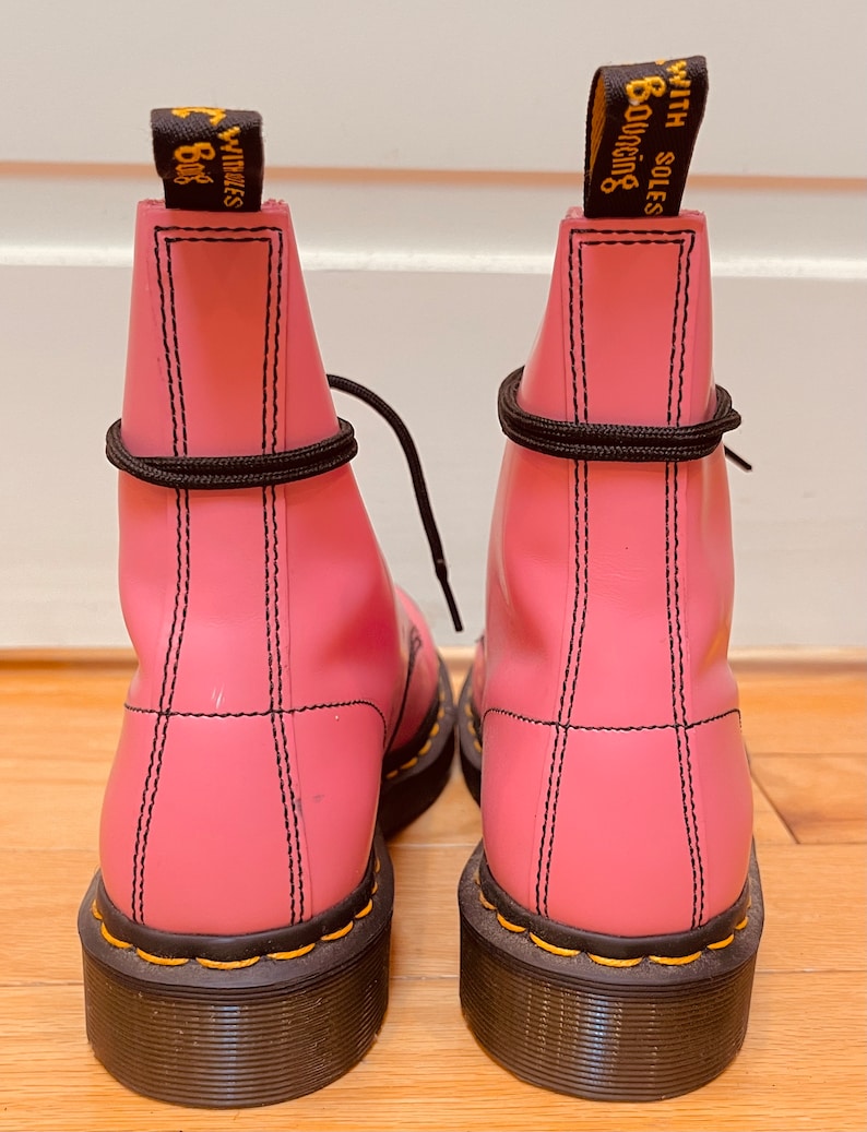 RARE Deadstock Doc Marten’s Bubble Gum Pink “acid Pink Hincky Smiley ...