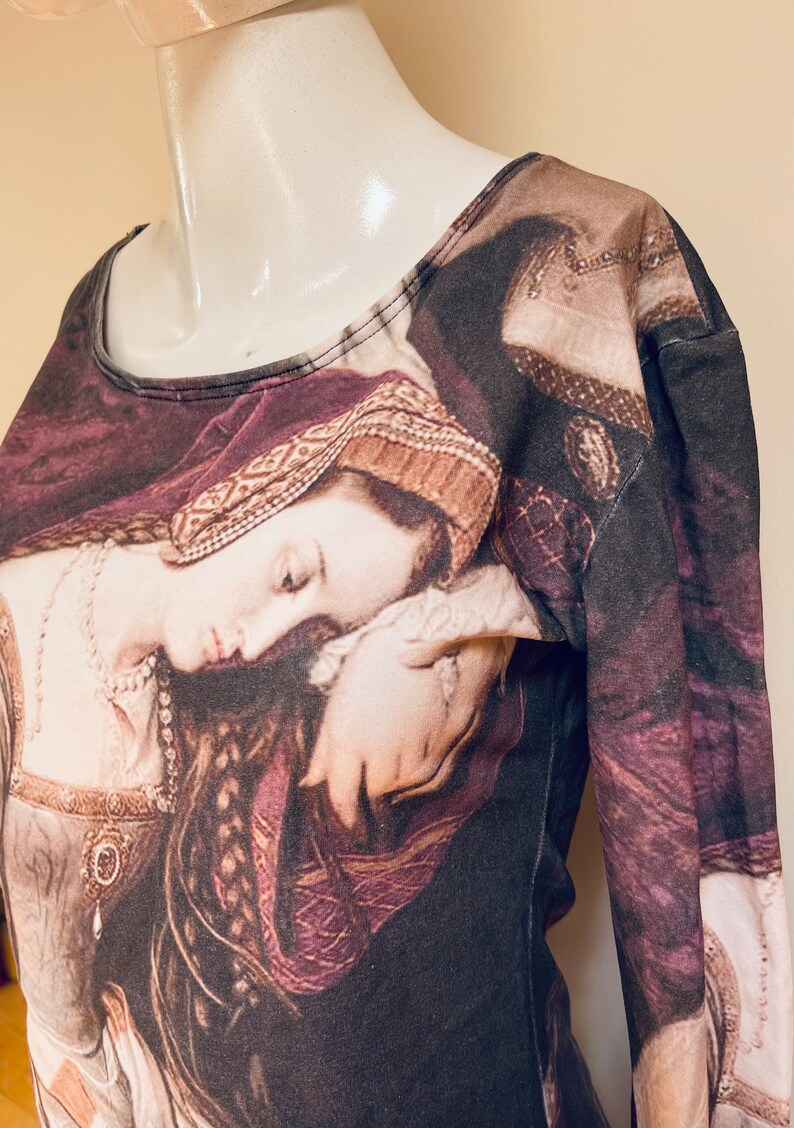 70s Anne Boleyn in the Tower of London AOP All Over Print Shirt Edouard ...