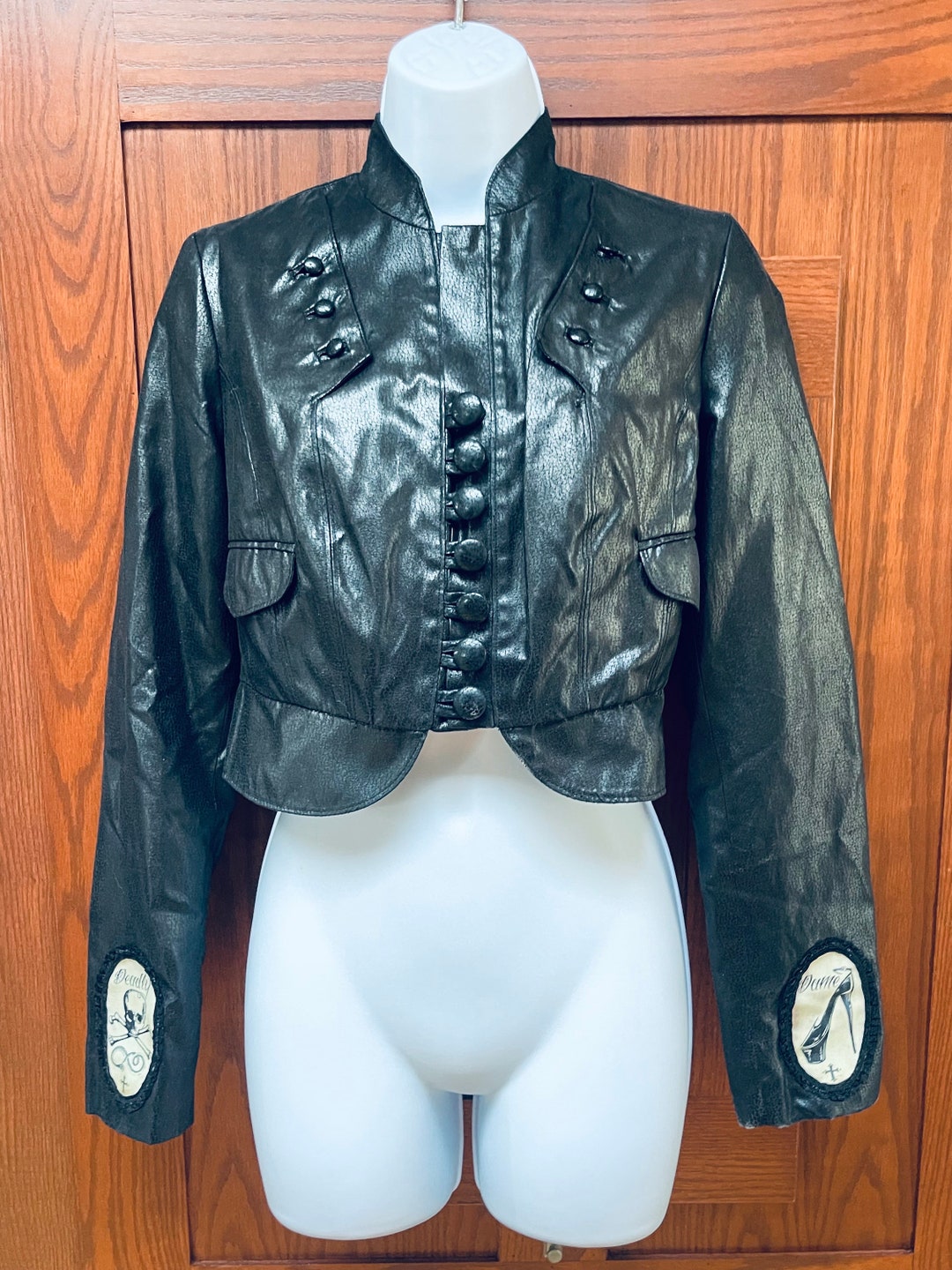 Edwardian / Victorian Style Black Cropped Jacket / Bolero Incredible ...