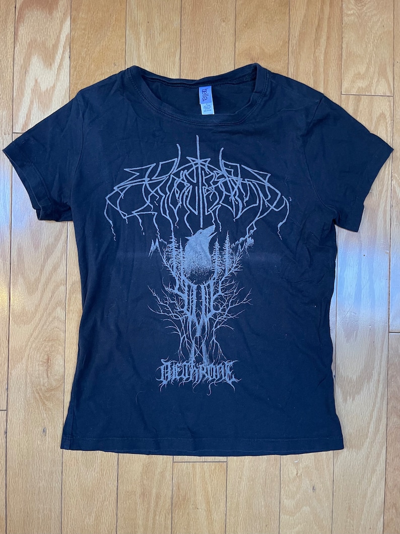 RARE Deathrune Records Label Tshirt Goth Metal Record Labels Iconic ...