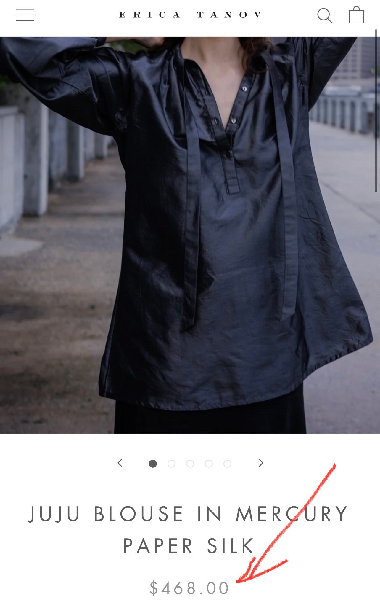 ERICA TANOV Designer Gold Flecked Gossamer Sheer Gold Smock Top Sparkle ...