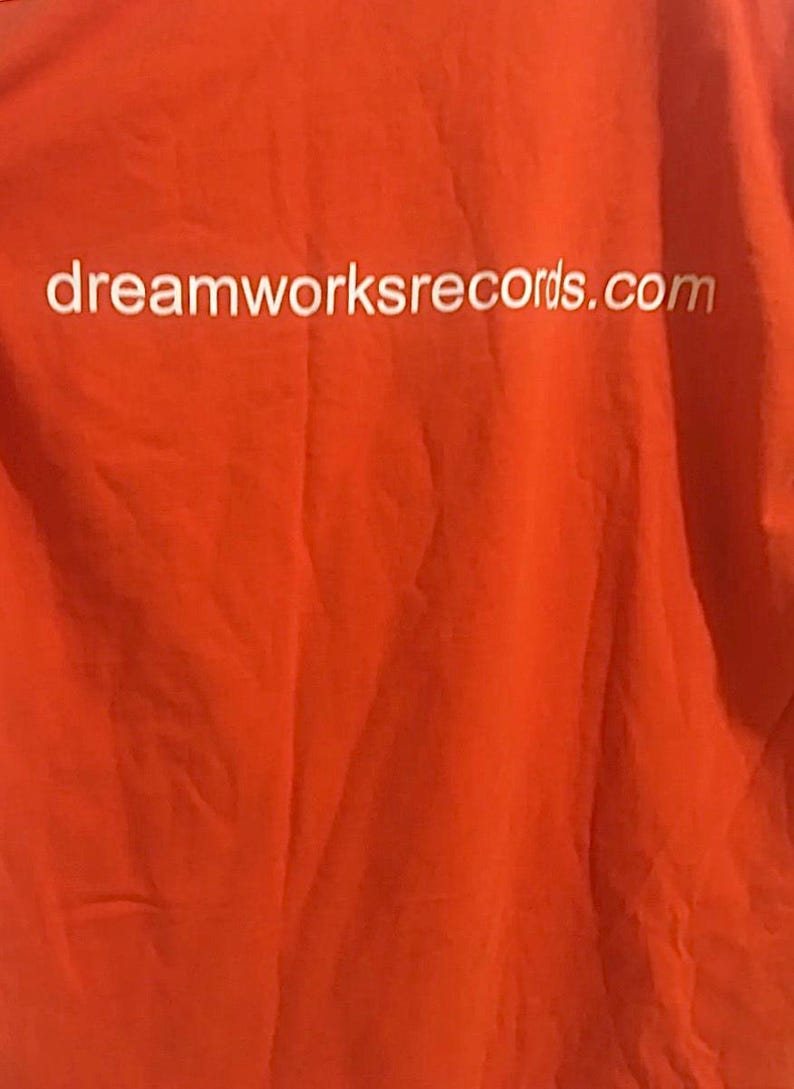 RARE Dreamworks Records Label Tshirt Alternative Record Labels Iconic ...