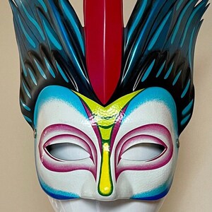 Vintage Cirque Du Soleil Green Lizard Adult Mask 2002 Mystère Show ...